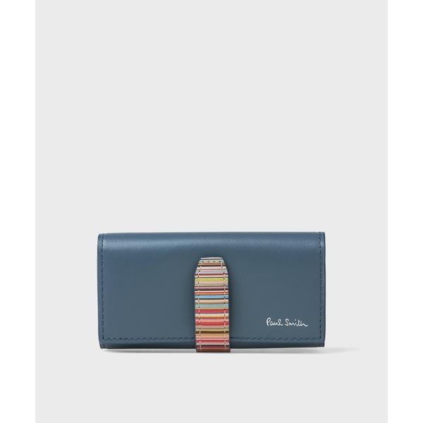 『セール実施中』ZOZO問い合わせ番号:92018006ショップ:Paul Smith，ポール・スミスブランド:Paul Smith，ポールスミス商品名:シグネチャーストライプタブ SS25 キーケース「553409 P065」カテゴリ:財...