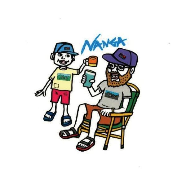 ZOZO問い合わせ番号:92048464ショップ:NANGA，ナンガブランド:NANGA，ナンガ商品名:NANGA×USHIODA STICKER/ナンガ×ウシオダヒロアキ ステッカーカテゴリ:雑貨/ホビー>ステッカー/テープブランド...