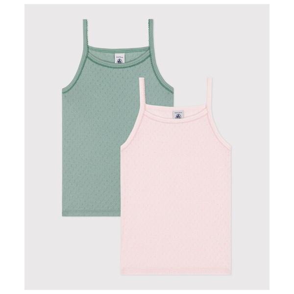 『セール実施中』※このアイテムは返品・交換対象外商品です。ZOZO問い合わせ番号:92049248ショップ:PETIT BATEAU，プチバトーブランド:PETIT BATEAU，プチバトー商品名:キャミソール２枚組カテゴリ:アンダーウェア...