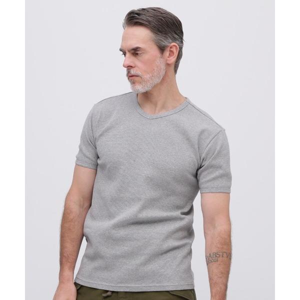 ZOZO問い合わせ番号:92050082ショップ:AVIREX，アヴィレックスブランド:AVIREX，アヴィレックス商品名:《DAILY/デイリー》MINI WAFFLE V-NECK S/S T-SHIRT / デイリーウェア ミニワッフ...