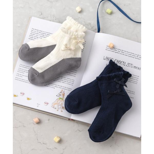 ※このアイテムは返品・交換対象外商品です。ZOZO問い合わせ番号:92050883ショップ:panpantutu，パンパンチュチュブランド:panpantutu，パンパンチュチュ商品名:ガールズソックス2足セット(リボン・フリル)カテゴリ:...