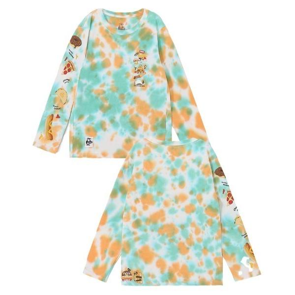 『タイムセール実施中』ZOZO問い合わせ番号:92051161ショップ:H.L.N.A，エイチエルエヌエーブランド:CHUMS，チャムス商品名:【CHUMS】 Kids Fast Food L/S T-Shirt キッズ ファストフード ロ...