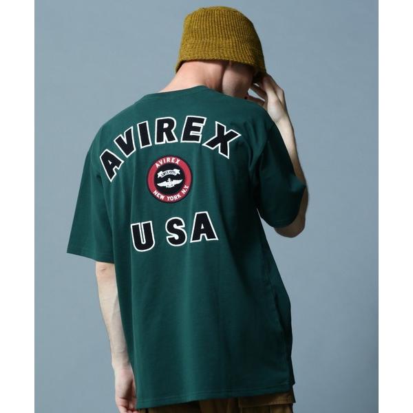 ZOZO問い合わせ番号:92051196ショップ:AVIREX，アヴィレックスブランド:AVIREX，アヴィレックス商品名:VARSITY LOGO T-SHIRT / バーシティ ロゴ 半袖Tシャツ / AVIREX / アヴィレックスカ...