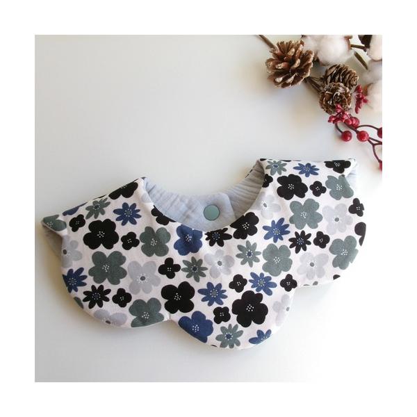 ※このアイテムは返品・交換対象外商品です。ZOZO問い合わせ番号:92052101ショップ:TONE，トーンブランド:tone，トーン商品名:【hanakago】北欧　モノトーンフラワー/ベビースタイ / ビブ/よだれかけ(SU)カテゴリ:...