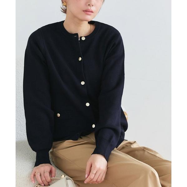 『タイムセール実施中』ZOZO問い合わせ番号:92053575ショップ:Pierrot，ピエロブランド:Pierrot，ピエロ商品名:ゴールドボタン多機能ポケットニットカーディガンカテゴリ:トップス>カーディガン/ボレロブランド品番:...