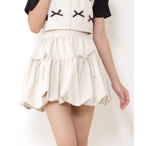 『タイムセール実施中』ZOZO問い合わせ番号:92056358ショップ:BABYDOLL，ベビードールブランド:PINKHUNT，ピンクハント商品名:PINKHUNT ピンクハント リボン付き バルーンスカート 0523K （トップス別売り...