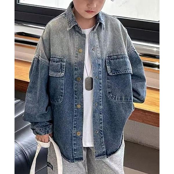 『セール実施中』ZOZO問い合わせ番号:92056457ショップ:aimoha，アイモハブランド:aimoha，アイモハ商品名:【aimoha KIDS】デニムキッズシャツカテゴリ:トップス>シャツ/ブラウスブランド品番:mohhg6...