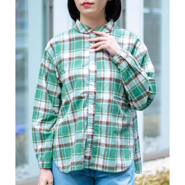 『セール実施中』ZOZO問い合わせ番号:92056587ショップ:DOMINGO，ドミンゴブランド:DOMINGO，ドミンゴ，D.M.G.，ドミンゴ商品名:[ D.M.G / ディーエムジー ] インドマドラス ラウンドカラーシャツカテゴリ...