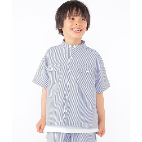 『セール実施中』ZOZO問い合わせ番号:92057334ショップ:SHIPS KIDS，シップス キッズブランド:SHIPS，シップス商品名:SHIPS KIDS:100〜130cm /〈UVカット/吸水速乾〉ドライタッチ ストライプ シャ...