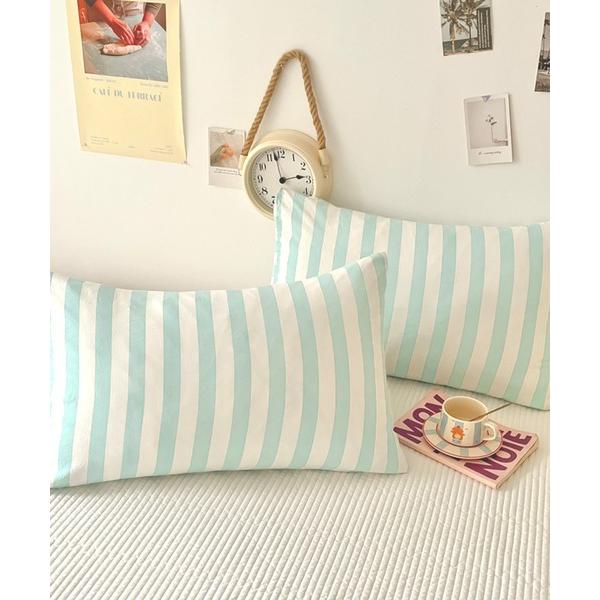 『タイムセール実施中』ZOZO問い合わせ番号:92057352ショップ:perky room，パーキールームブランド:IRADOWL，アイラドール，perky room，パーキールーム商品名:ストライプ柄ピローケースカテゴリ:インテリア&g...