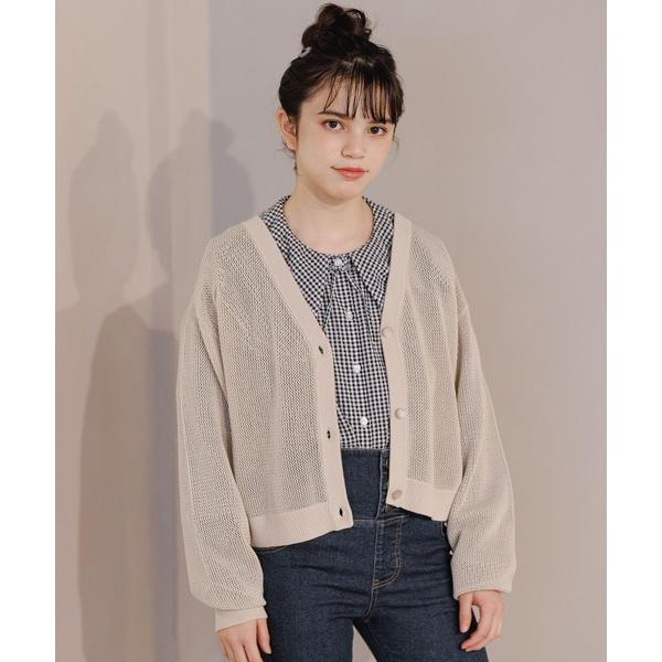 『タイムセール実施中』参考価格：3，300円発売時期：2022年12月コンディション：B（目立つ使用感なし）使用感が少ない、または気にならないアイテム袖口：毛玉参考商品名：洗えるメッシュカーディガン/AND YUA ANY/162762参考...