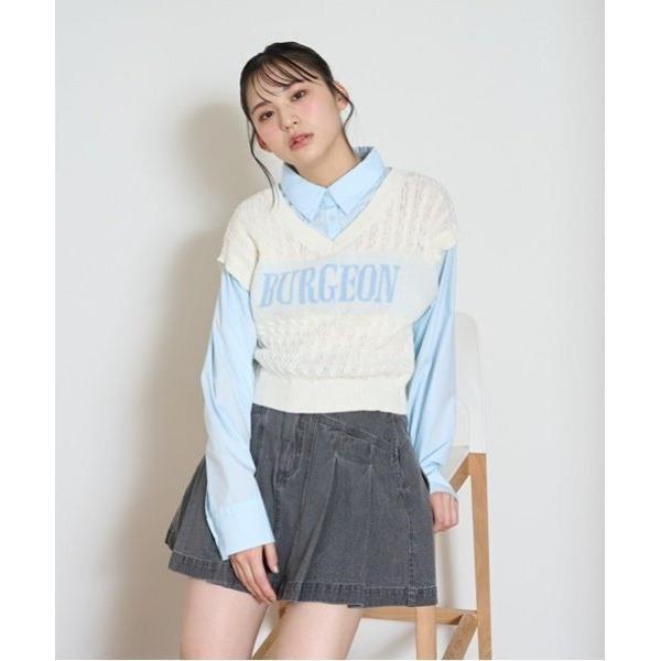 『セール実施中』ZOZO問い合わせ番号:92088729ショップ:NARUMIYA ONLINE，ナルミヤ オンラインブランド:LOVETOXIC，ラブトキシック商品名:レイヤードニットカテゴリ:トップス>ベストブランド品番:8351...