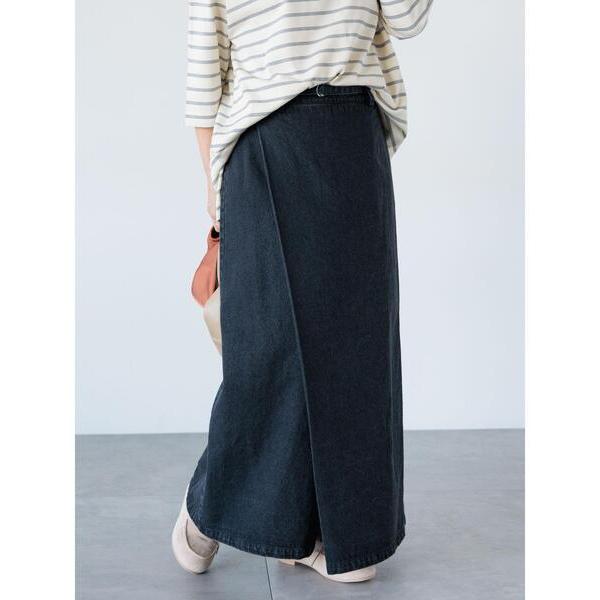 『セール実施中』ZOZO問い合わせ番号:92089077ショップ:Te chichi，テチチブランド:Lugnoncure，ルノンキュール商品名:ラップ風デニムスカート《2025spring catalog item》カテゴリ:スカート&g...