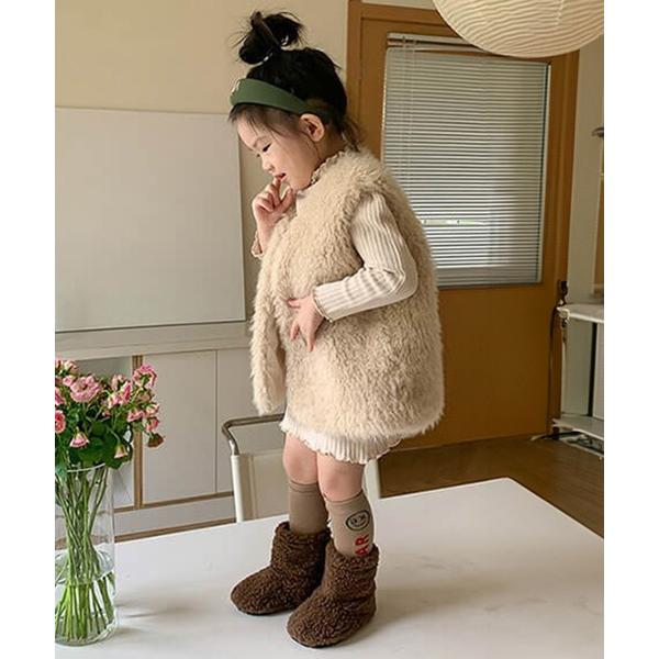 『タイムセール実施中』ZOZO問い合わせ番号:92089732ショップ:210nouve，トゥージュヌーブブランド:LUMIRA（アパレル），ルミラ商品名:キッズファーベストカテゴリ:トップス>ベストブランド品番:kid292801素...