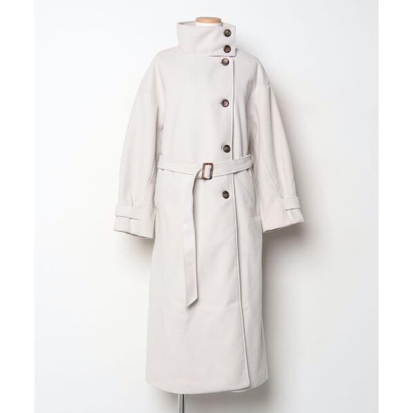 『セール実施中』参考価格：8，910円発売時期：2022年11月コンディション：C（やや使用感あり）使用感があり、やや気になる傷や汚れがあるアイテムすそ周り：汚れ全体的：毛玉付属品：ベルト参考商品名：スタンドカラーロングコート参考品番：ST...