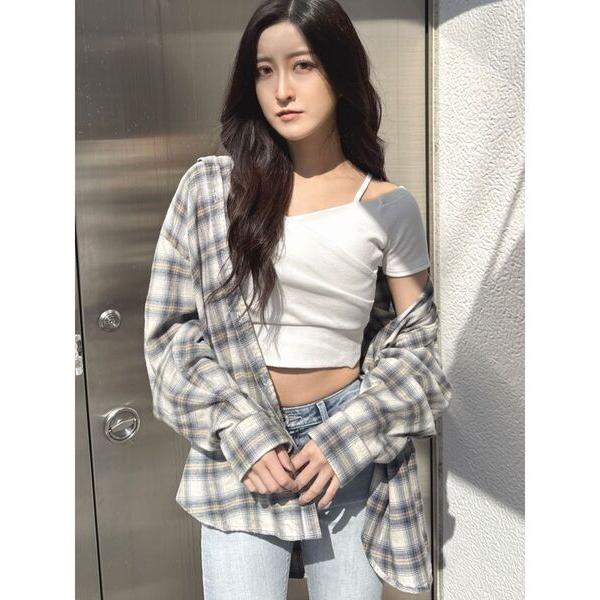 『セール実施中』ZOZO問い合わせ番号:92150372ショップ:GYDA，ジェイダブランド:GYDA，ジェイダ商品名:check fabric processingシャツカテゴリ:トップス>シャツ/ブラウスブランド品番:072520...