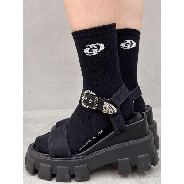 『セール実施中』ZOZO問い合わせ番号:92150385ショップ:GYDA，ジェイダブランド:GYDA，ジェイダ商品名:ボリュームソールthree pieceバックルサンダルカテゴリ:シューズ>サンダルブランド品番:072521864...