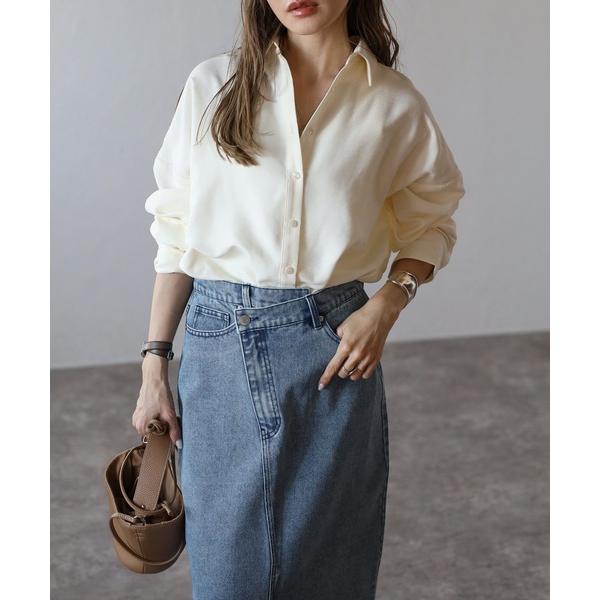 『タイムセール実施中』ZOZO問い合わせ番号:92150511ショップ:Bonjour Sagan，ボンジュールサガンブランド:Bonjour Sagan，ボンジュールサガン商品名:ピーチスキンベーシックシャツカテゴリ:トップス>シャ...