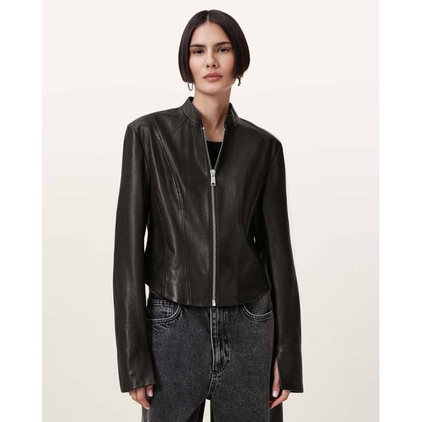 ZOZO問い合わせ番号:92150526ショップ:ALLSAINTS，オールセインツブランド:ALLSAINTS，オールセインツ商品名:SADLER SLIM FIT LEATHER JACKET | SADLER スリム フィット レザー...
