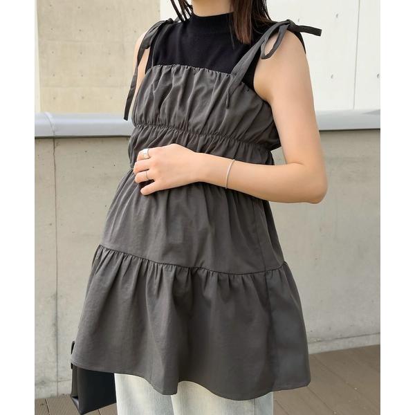 『タイムセール実施中』ZOZO問い合わせ番号:92150555ショップ:kobelettuce，コウベレタスブランド:KOBE LETTUCE，コウベレタス商品名:ギャザーキャミチュニックカテゴリ:ママ＆ベビー>マタニティウェア/グッ...