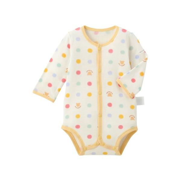 ※このアイテムは返品・交換対象外商品です。ZOZO問い合わせ番号:92151066ショップ:MIKI HOUSE，ミキハウスブランド:MIKI HOUSE，ミキハウス商品名:ピュアベール　　長袖前あきニットガーゼボディシャツカテゴリ:ママ＆...