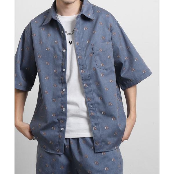 『セール実施中』ZOZO問い合わせ番号:92151210ショップ:ZIP FIVE，ジップファイブブランド:ZIP FIVE，ジップファイブ商品名:【CORISCO】 TCツイル アニマル プリント ショートスリーブ シャツ / 猫 / 犬...