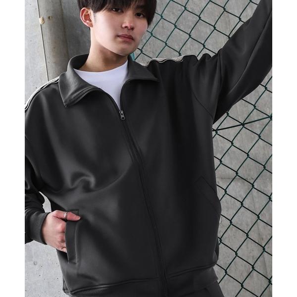 『セール実施中』ZOZO問い合わせ番号:92151213ショップ:ZIP FIVE，ジップファイブブランド:CORISCO，コリスコ，ZIP FIVE，ジップファイブ商品名:【CORISCO】 エステル テープ使い ライン柄 トラックジャケ...