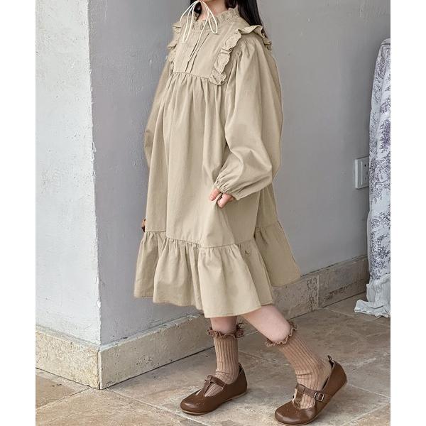 『タイムセール実施中』ZOZO問い合わせ番号:92151479ショップ:aimoha，アイモハブランド:aimoha，アイモハ商品名:【aimoha-KIDS-】肩フリルキッズワンピースカテゴリ:ワンピース/ドレス>ワンピースブランド...