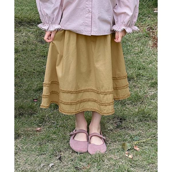 『タイムセール実施中』ZOZO問い合わせ番号:92151542ショップ:aimoha，アイモハブランド:aimoha，アイモハ商品名:【aimoha KIDS】フリルフレアスカートカテゴリ:スカート>スカートブランド品番:mossby...