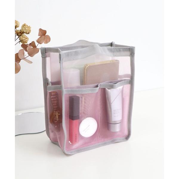 ZOZO問い合わせ番号:92151949ショップ:TRYSIL，トライシルブランド:T・S・L，ティーエスエル商品名:【WEB限定 / 新色追加 / 詳細動画あり】メッシュバッグインバッグ縦型中カテゴリ:バッグ>エコバッグ/サブバッグ...