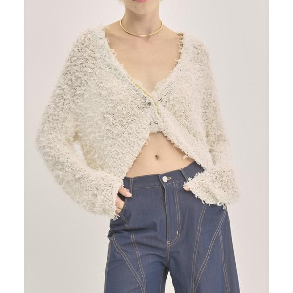 『セール実施中』ZOZO問い合わせ番号:92152766ショップ:Jammin.，ジャミン ドットブランド:Muel Chic，ミュエルシック商品名:Tawa knit cardigan  タワニットカーディガンカテゴリ:トップス>カ...