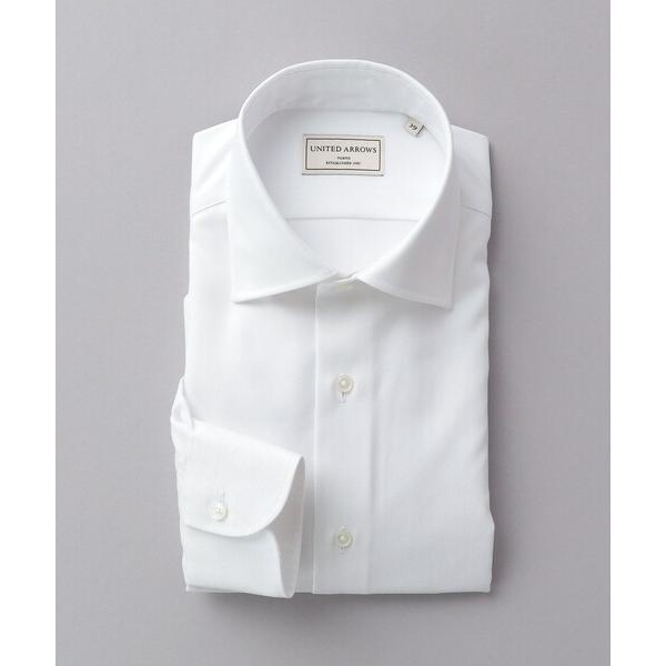 ZOZO問い合わせ番号:92184145ショップ:UNITED ARROWS，ユナイテッドアローズブランド:UNITED ARROWS，ユナイテッドアローズ商品名:イージーケア AG ヘリンボーン セミワイドカラーシャツ -抗菌防臭-カテゴ...