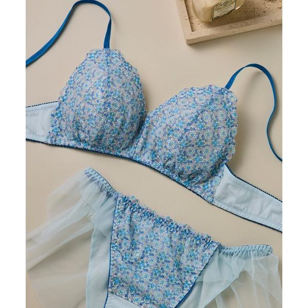 『セール実施中』ZOZO問い合わせ番号:92184424ショップ:une nana cool，ウンナナクールブランド:une nana cool，ウンナナクール商品名:MADE WITH LIBERTY FABRIC 【綿混】三角レース ノ...