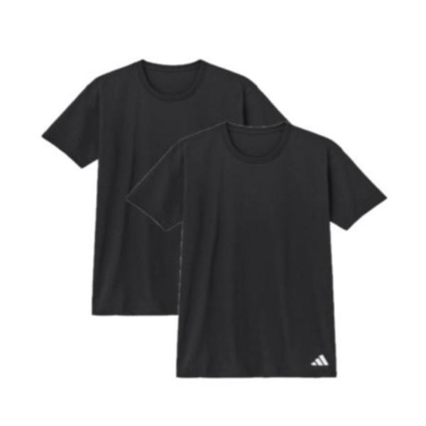 ※このアイテムは返品・交換対象外商品です。ZOZO問い合わせ番号:92184952ショップ:GUNZE，グンゼブランド:adidas，アディダス商品名:adidas/アディダス クルーネックTシャツ ワンポイントロゴ 2枚組 綿100％カテ...