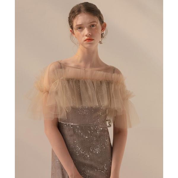 『タイムセール実施中』ZOZO問い合わせ番号:92216188ショップ:Leja，レジャブランド:Leja，レジャ商品名:【LEJA】チュールフリルボレロペイントマーメイドドレスワンピース2点セット美脚効果結婚式 パーティードレス 成人式 ...