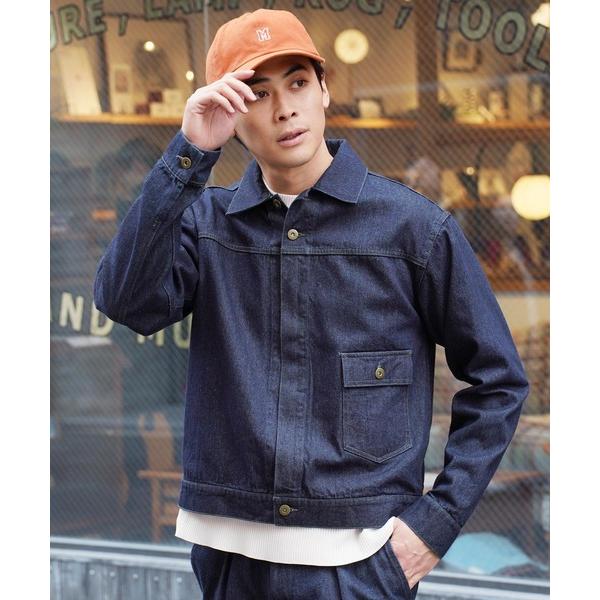 『タイムセール実施中』ZOZO問い合わせ番号:92216685ショップ:JIGGYS SHOP，ジギーズショップブランド:JIGGYS SHOP，ジギーズショップ商品名:襟付きジップアップ ライトオンスデニムジャケット ブルゾンカテゴリ:ジ...