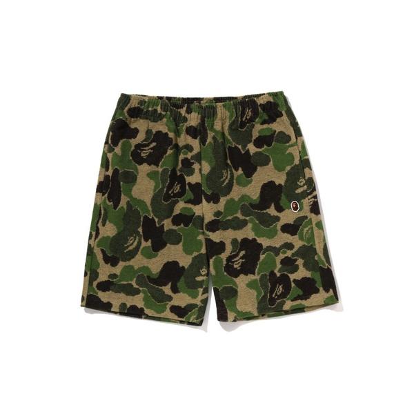 ZOZO問い合わせ番号:92217316ショップ:A BATHING APE，ア ベイシング エイプブランド:A BATHING APE，アベイシングエイプ商品名:ABC CAMO PILE ONE POINT SWEAT SHORTSカテ...