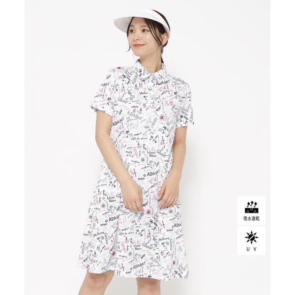 『タイムセール実施中』ZOZO問い合わせ番号:92218202ショップ:adabat，アダバットブランド:adabat，アダバット商品名:UVカット/吸水速乾 クールコアサマープリントワンピースカテゴリ:ワンピース/ドレス>ワンピース...