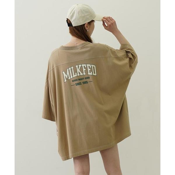 『セール実施中』ZOZO問い合わせ番号:92218544ショップ:MILKFED.，ミルクフェドブランド:Champion，チャンピオン，MILKFED.，ミルクフェド商品名:MILKFED.×CHAMPION COLLEGE LOGO B...