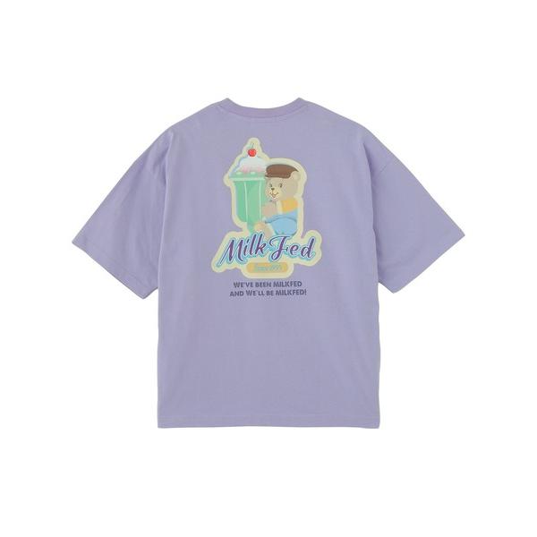 『セール実施中』ZOZO問い合わせ番号:92218563ショップ:MILKFED.，ミルクフェドブランド:MILKFED.，ミルクフェド商品名:BEAR AND PARFAIT WIDE S/S TEEカテゴリ:トップス>Tシャツ/カ...