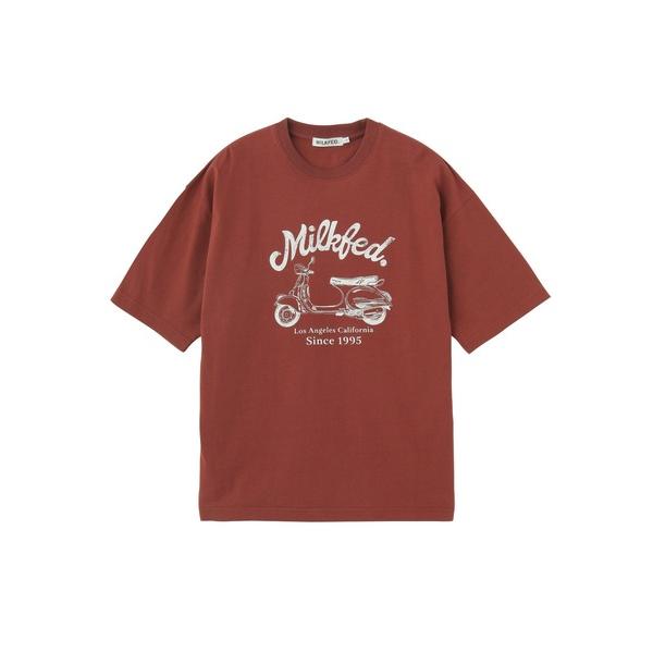 『セール実施中』ZOZO問い合わせ番号:92218565ショップ:MILKFED.，ミルクフェドブランド:MILKFED.，ミルクフェド商品名:BIKE CRACK PRINT WIDE S/S TEEカテゴリ:トップス>Tシャツ/カ...