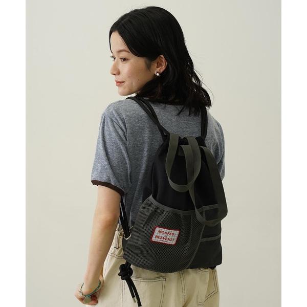 『タイムセール実施中』ZOZO問い合わせ番号:92218622ショップ:MILKFED.，ミルクフェドブランド:MILKFED.，ミルクフェド商品名:MULTI COLOR KNAPSACKカテゴリ:バッグ>バックパック/リュックブラ...