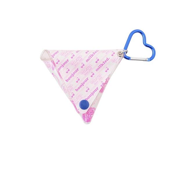 『タイムセール実施中』ZOZO問い合わせ番号:92218628ショップ:MILKFED.，ミルクフェドブランド:MILKFED.，ミルクフェド商品名:CHERRIES PRINT PVC TRIANGULAR CASEカテゴリ:財布/小物&...