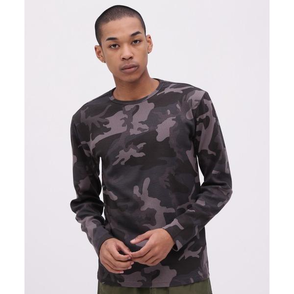 ZOZO問い合わせ番号:92218734ショップ:AVIREX，アヴィレックスブランド:AVIREX，アヴィレックス商品名:《WEB限定》DAILY RIB LONG SLEEVE CREW NECK T-SHIRT ”CAMOUFLAGE...