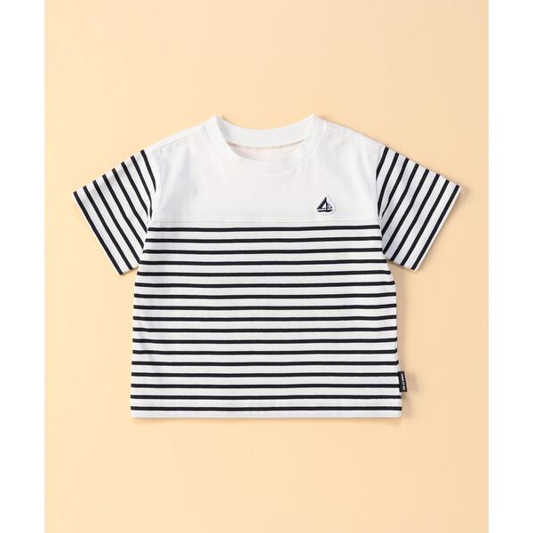 『タイムセール実施中』※このアイテムは返品・交換対象外商品です。ZOZO問い合わせ番号:92218955ショップ:COMME CA ISM，コムサイズムブランド:COMME CA ISM，コムサイズム商品名:マリン ボーダーTシャツ(ベビー...