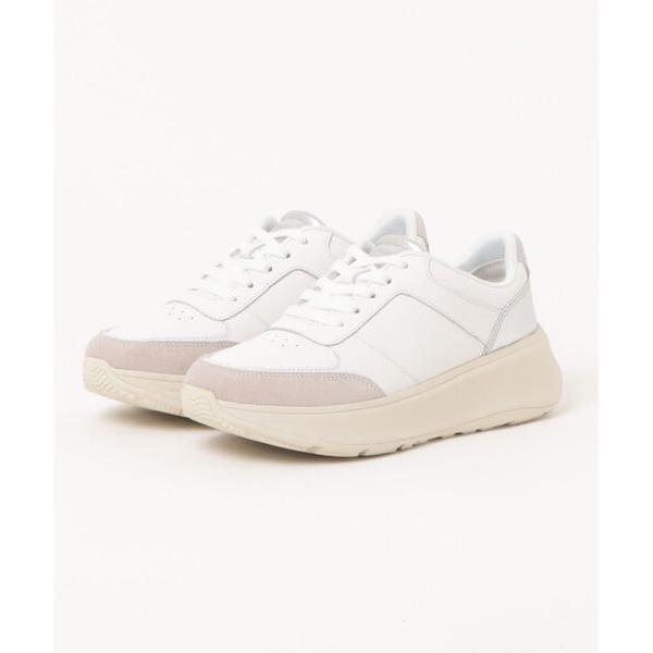 『セール実施中』ZOZO問い合わせ番号:92219016ショップ:fitflop，フィットフロップブランド:fitflop，フィットフロップ商品名:F-MODE LEATHER/SUEDE/METALLIC FLATFORM SNEAKER...