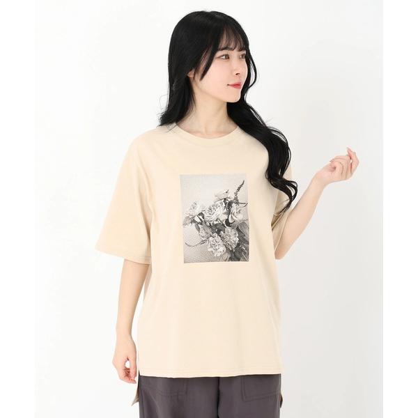 『セール実施中』ZOZO問い合わせ番号:92219393ショップ:STRAWBERRY-FIELDS，ストロベリーフィールズブランド:STRAWBERRY-FIELDS，ストロベリーフィールズ商品名:C/PオオリジナルプリントTシャツカテゴ...