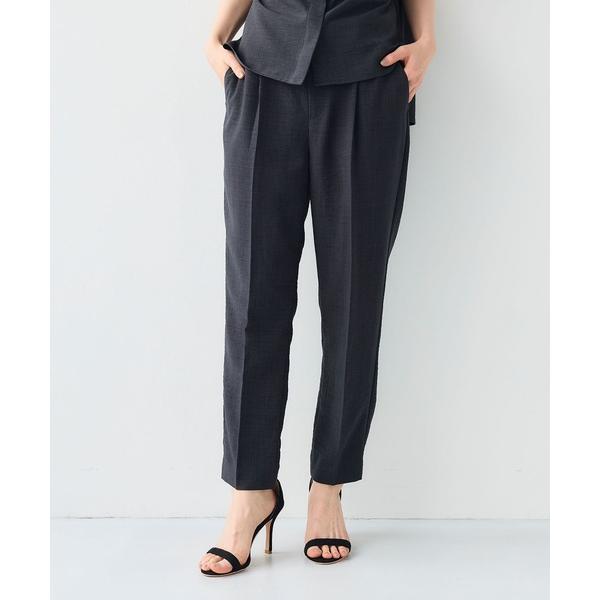 ZOZO問い合わせ番号:92219679ショップ:cross marche，クロスマルシェブランド:CROSS FUNCTION，クロスファンクション商品名:《シワになりにくい》サマナチュラリネンライクセンタープレステーパードパンツ【CF/...