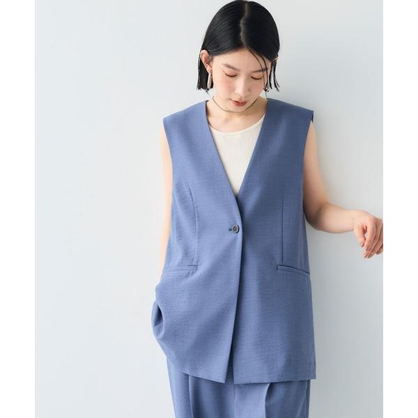 『タイムセール実施中』ZOZO問い合わせ番号:92219683ショップ:cross marche，クロスマルシェブランド:CROSS FUNCTION，クロスファンクション商品名:《シワになりにくい》サマナチュラ リネンライクノーカラーVネ...