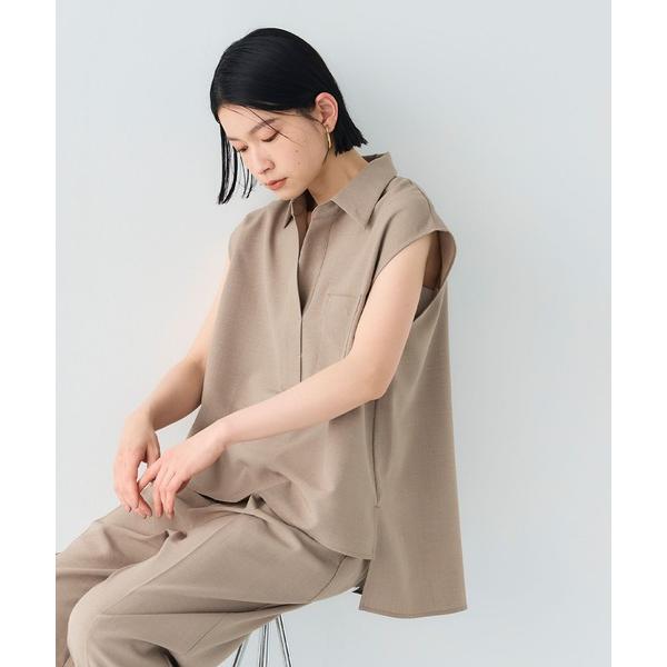 『タイムセール実施中』ZOZO問い合わせ番号:92219684ショップ:cross marche，クロスマルシェブランド:CROSS FUNCTION，クロスファンクション商品名:《シワになりにくい》サマナチュラ リネンライクスキッパーフレ...